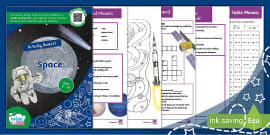 Space Activity Booklet (Ages 5 - 7) (Teacher-Made) - Twinkl
