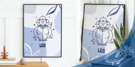 FREE! - Leo Colouring Page | Zodiac Sign | Chinese New Year