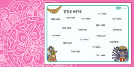 Diwali Vocabulary Matching Mat -diwali, vocabulary, matching mat, word mat,
