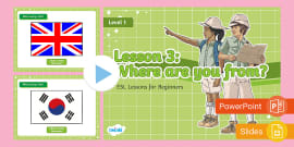 FREE! - ESL Curriculum for Beginners: Level 2, Lesson 1 - Twinkl