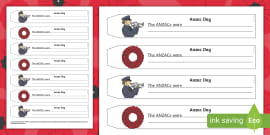 Anzac Day Bookmarks - Australia - Events - English - Twinkl