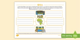 Africa Mind Map (teacher made) - Twinkl