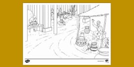 FREE! - Edinburgh Merchants House Colouring Sheet | Colouring Sheets