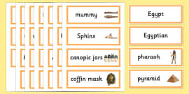 Make Egyptian Canopic Jars Activity (teacher made)