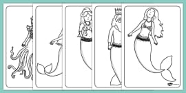 The Little Mermaid Word Mat (teacher made)