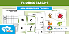 Phonics Stage 1 Assessment Pack (udhgkb)