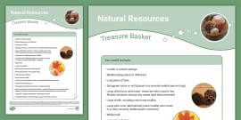 Autumn Treasure Basket Ideas (teacher made) - Twinkl