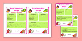 Design a Smoothie Activity (teacher made) - Twinkl