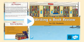 My Book Review Checklist Bookmark (teacher made) - Twinkl