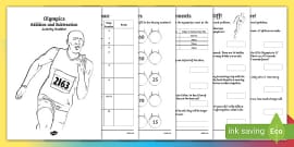 👉 Olympics I Spy and Add to 10 (teacher made)