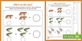 Zoo Animal Feeding Times Blank Clocks