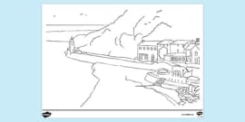 FREE! - Sydney Town Hall Colouring | Colouring Sheets