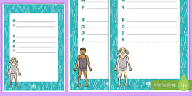 I Love My Body Poem (teacher made) - Twinkl