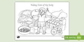 My Body Colouring Sheet - Primary Resources (teacher made)