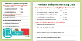 Mexican Independence Day Word Search (Teacher-Made) - Twinkl