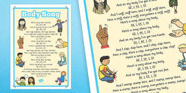 My Body Song (teacher made)