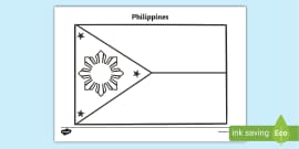 Philippine Flag Ceremony Coloring Sheet | Twinkl - Twinkl