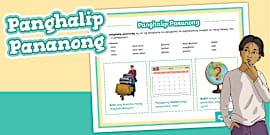 Panghalip Pananong: Sipi Ng Pagsasanay | Grade 2 | Twinkl