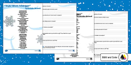 Seventh Grade Snow Day Poem Analysis Activity (Teacher-Made)