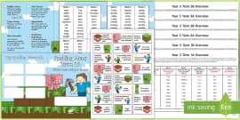Year 1 Dinosaur Spelling Menu Pack (teacher made) - Twinkl