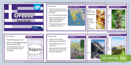 Greece Fact File Template, Greece (teacher made) - Twinkl