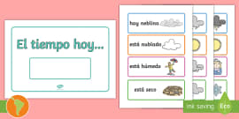 Ficha de actividad: Empareja la ropa con el tiempo correcto