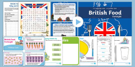 British Food Fortnight Challenge Cards - british food fortnight