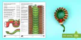 Printable Paper Craft Wreath - 3D Chinese New Year Dragon