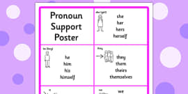 He, She, His, Her Pronoun Activity - activities, literacy