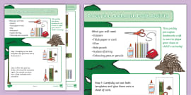 Armadillo Bookmark Craft Activity (Teacher-Made) - Twinkl
