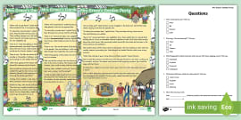 LKS2 The Story of the Banana Differentiated Reading Comprehension Activity