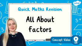 👉 What are Factors? | KS2 Maths Concept Video - Twinkl