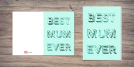 Best Pop Ever | Typographic Father's Day Card | Twinkl Party