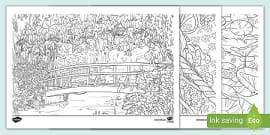 Fibonacci Sequence Colouring Pages - Second Level - Twinkl