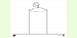 FREE! - Paschal Candle at Baptism Colouring Sheet Colouring | Colouring ...