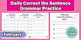 Fifth April Daily Correct the Sentence Grammar Practice