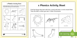 n Phonics Sound Worksheet | Phonics | Primary Resources