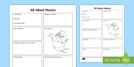 KS2 Mexico Fact File (teacher made)