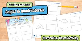 Angles and Lengths in Quadrilaterals Display Poster - Maths