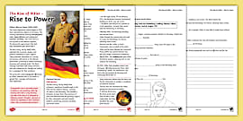 The Rise of Hitler - 'Mein Kampf' Knowledge Organiser