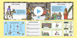 Holy Week Sequencing Activity (teacher made) - Twinkl