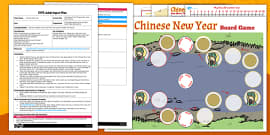 One Less Than Chinese New Year Board Game Board - board game