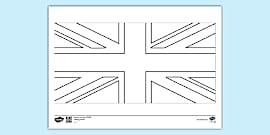 England Flag A4 Colouring Page (teacher made) - Twinkl