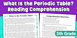 Element Diagrams Worksheet for 3rd-5th Grade
