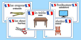 Welcome to the Classroom Editable A4 Display Posters French