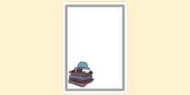 Simple Blank Fashion Clothes Page Border | Page Borders