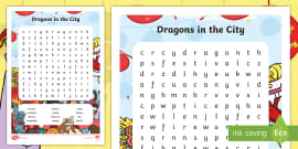 Dragon Word Search | Downloadable Resource | Twinkl - Twinkl