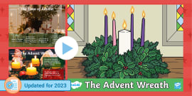 KS2 Advent Wreath Information PowerPoint (Teacher-Made)