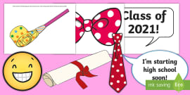 Year 6 Graduation Then and Now Activity Sheet - Reach for the Stars