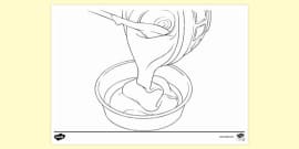 FREE! - Baking Tray Colouring Sheet | Colouring Sheets